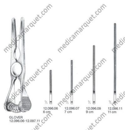 SAROT pinza hemostática clamp bronquial rectas 24cm 12.450.24 - Medica ...