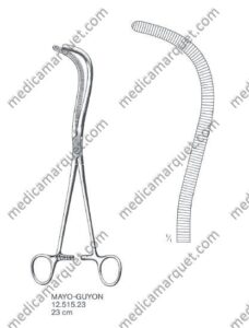 MAYO GUYON pinza para pedículo 23cm - Medica Marquet