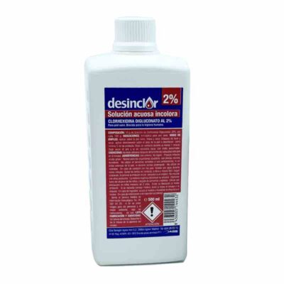 Desinclor Clorhexidina acuosa incolora 2% - Medica Marquet